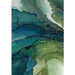 Northcott Midas Touch 30" Multi Texture Panel W/Metallic Gold Teal/Green