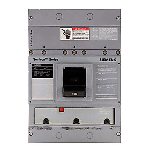 Siemens HJD63F400 Sentron Molded Case Circuit Breaker, HJD6-A, 3-Pole, 400A, 600V