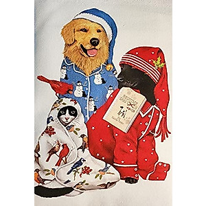 Mary Lake Thompson Pajama Pets Dog Cat Dish Towel