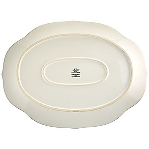 Lenox French Perle Oval Platter, White -