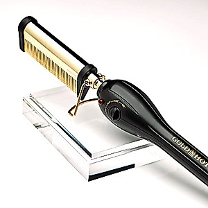 Gold N Hot Professional 24K Gold Pressing & Styling Comb | Great for Lifting and Straightening