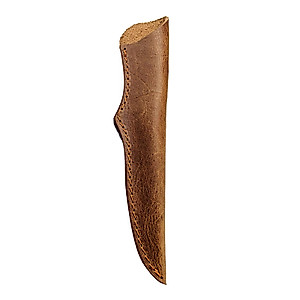 Cowhides Leather Straight Case Sheath For Kitchen Fruit Outdoor Tool Holsters Storage Bag Knives