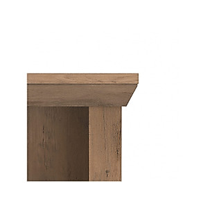 Bush Furniture Yorktown Tall 5 Shelf Bookcase, Reclaimed Pine