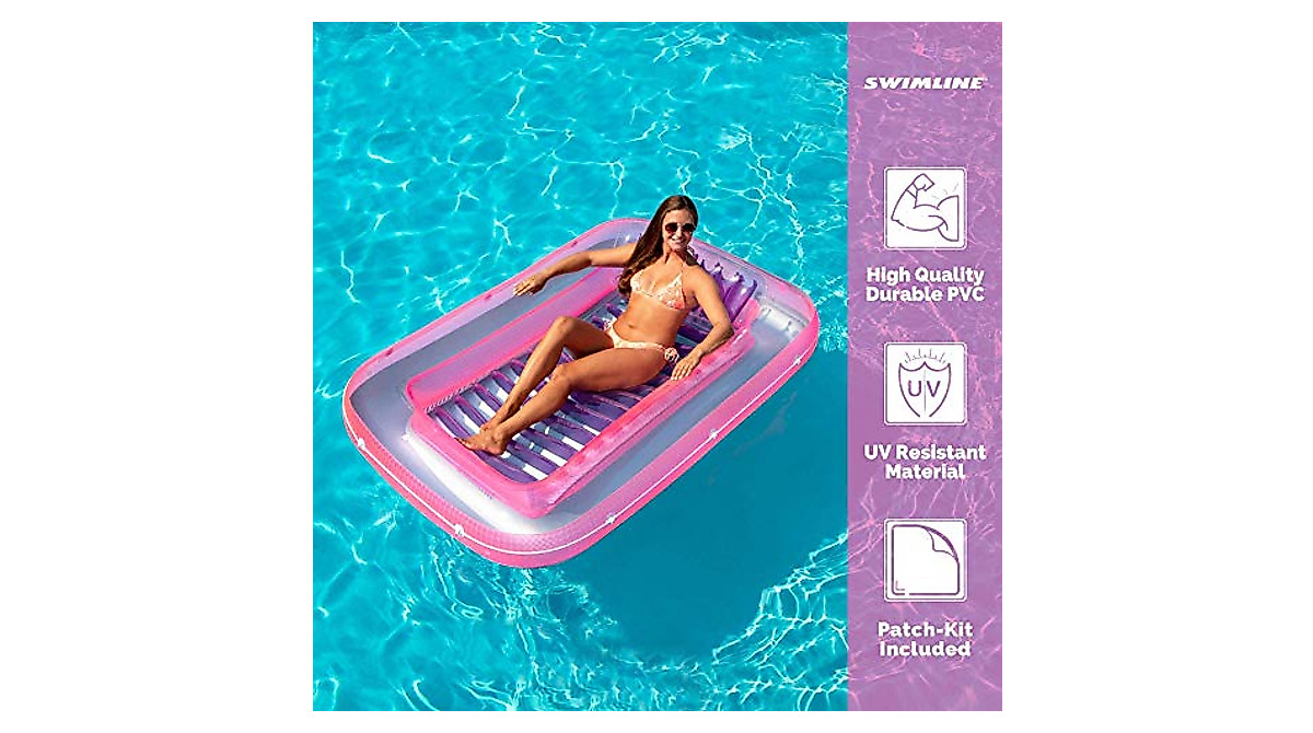 Swimline Suntan Tub: Inflatable Lounger for Pool Fun