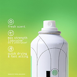 WILL PERFORM Fast Acting Pain & Itch Relief Spray by Serena Williams, Lidocaine Spray for Itch & Pain Relief with Arnica & Botanicals, Numbing Spray for Insect Bites, Knee, Back,4oz | HSA FSA Eligible