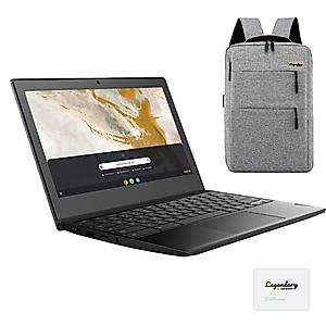 2021 Lenovo 3 11" Lightweight Chromebook, 11.6-Inch HD Display, AMD A6-9220C Dual-Core Processor, 4GB LPDDR3, 32GB eMMC, Webcam, Chrome OS, OnyxBlack /Legendary Accessories