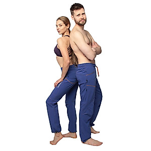 Ucraft "Xlite Rock Climbing Bouldering and Yoga Pants. Lightweight Stretchy Trousers (M, Deep Blue Melange)