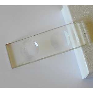 5mm Thick Microscope Slide Double Concave, Deep Well for Aquatic Specimens