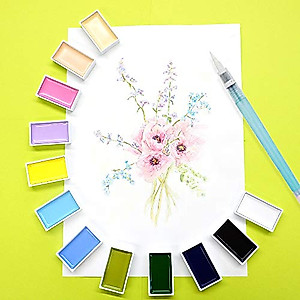 Kuretake Gansai Tambi Watercolors, 48 Colors