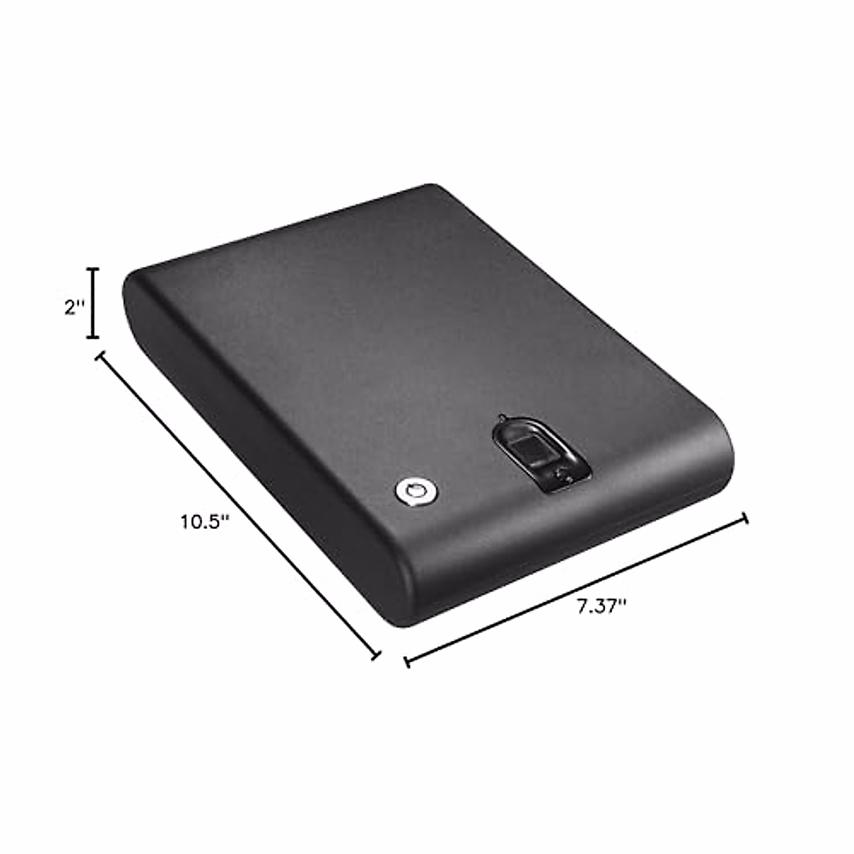 Barska AX11970 Portable Biometric Compact Lock Box for Home and Office