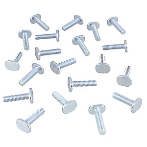 DCT Tee Bolt Set – 20 Pack 1in T Bolts for Woodworking, T Track Bolts Jig Bolts, 1/4in 20 Thread T Bolt