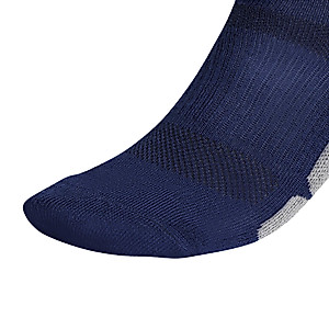 adidas Icon Baseball/Softball (1-Pair) Over The Calf (OTC), Team Navy Blue/Light Onix Grey/White, Large