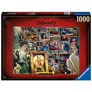 Ravensburger Disney Villainous: Cruella de Vil - 1000 Piece Jigsaw Puzzle for Kids and Adults | Unique Pieces with Softclick Technology | Vibrant, Glare-Free Design | Ideal for Ages 14+