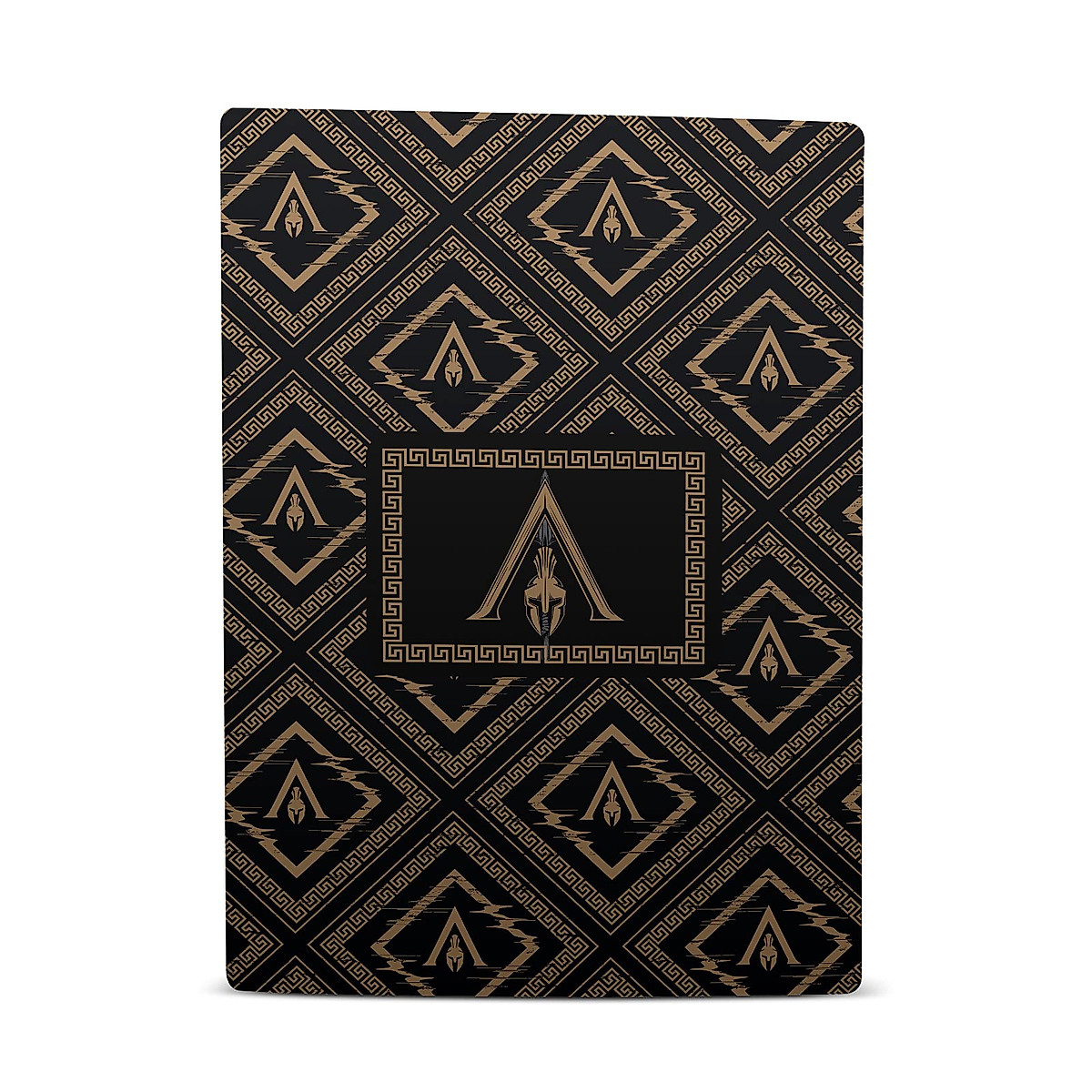 Head Case Designs Officially Licensed Assassin's Creed Grunge Black Flag Logos Matte Vinyl Faceplate Sticker Gaming Skin Case Cover Compatible with Sony Playstation 5 PS5 Digital Edition Console