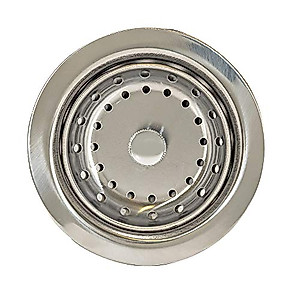 EZ-FLO Kitchen Sink Strainer with Flange and Slip Joint Nut, Standard Shank with 3-1/2 Inch to 4 Inch Opening, Stainless Steel, 30017