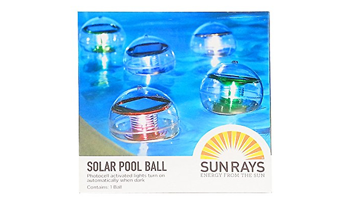 SunRays Solar Pool Light Ball – Create Magical Nightscapes