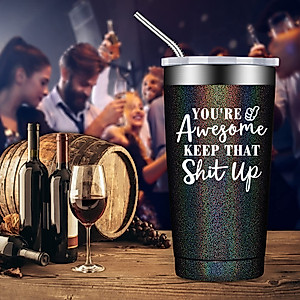 BIRGILT Thank You Gifts, Inspirational Gifts for Women - Funny Birthday, Graduation, Mothers Day, Congratulations, Encouragement Gifts for Women, Coworker, Friend, Mom, Sister, Daughter- 20oz Tumbler