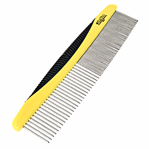 ShedTitan Metal Dog Comb for Matted Hair & Detangler Combs Set - Remove Tangles & Matted Fur - Easy Safe Cat & Dog Combs for Grooming Doodles