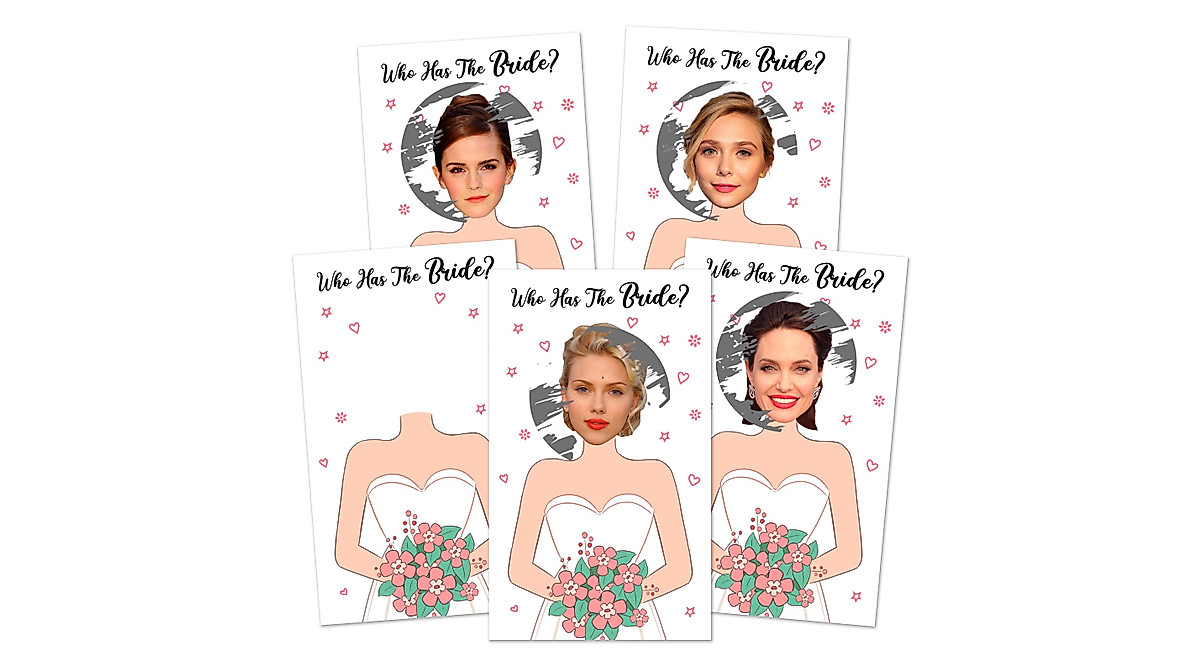 Fun Bridal Shower Games - Who Has The Bride Scratch Off Cards