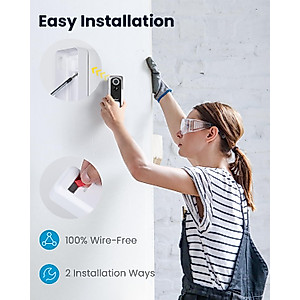 ieGeek Doorbell Camera Wireless No Subscription - Wireless Video Doorbell with Chime, Doorbell with Camera 1080P FHD, Voice Changer, 2-Way Audio, PIR Motion Detection, 2.4Ghz WiFi, Works with Alexa