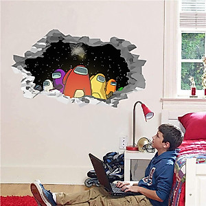 Unicorn Among Us Wall Stickers for Bedroom Wall Decals,Wall Decor for Kids,Computer Desk Wall Waterproof Hot Game Stickers for Laptop,Water Bottles