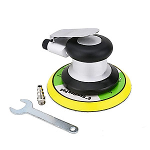 6" Air Random Orbit Sander, 12,000RPM Heavy Duty Dual Action Pneumatic Palm Sander
