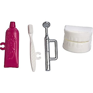 Barbie Careers Doll & Playset, Dentist Theme with Blonde Fashion Doll, 1 Patient Doll, Furniture & Accessories