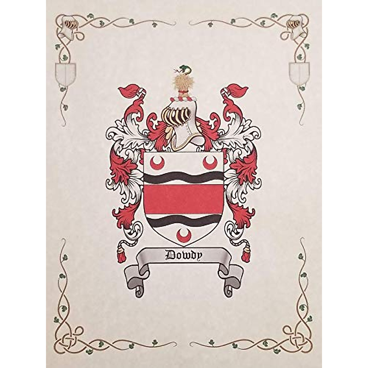 Mr Sweets Brunswick - Coat of Arms, Crest & History 3 Print Combo - Surname Origin: German Germany