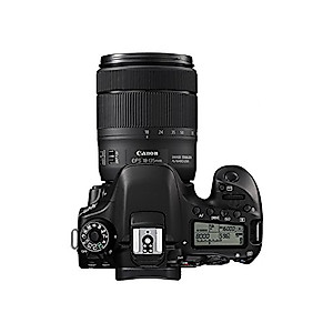 Canon EOS 80D Digital SLR Kit with EF-S 18-135mm f/3.5-5.6 Image Stabilization USM Lens (Black) (Renewed)