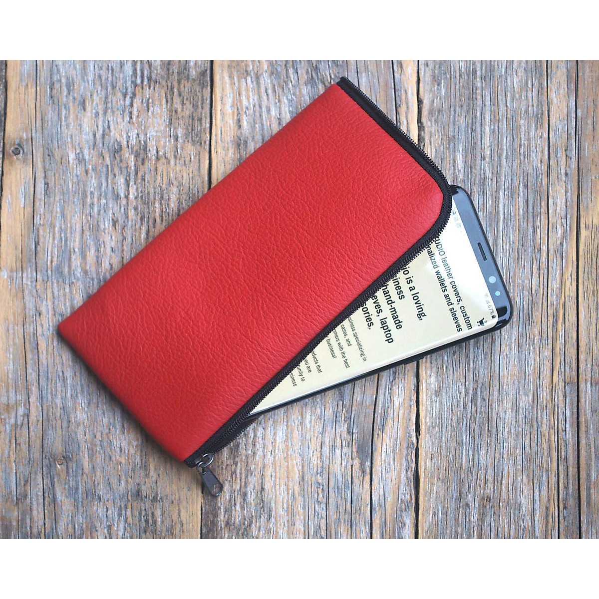 True Italian Leather Case for Samsung Galaxy (choose your size). Made in Europe