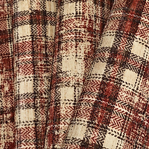 Zacoo Washable Rug 8x10 Rug for Living Room Modern Tartan Rug Plaid Area Rug Soft Area Rugs for Bedroom Aesthetic Non Slip Throw Rugs for Dining Room Nursery Rug Red 8'x10'