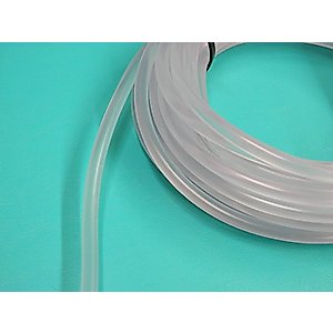 KOMORAX 10 Ft Long .25 Inch Solid Vinyl Sling Spline Awning Cord Chair Lounge Replacement Outdoor Patio Lawn Garden Pool Furniture Clear