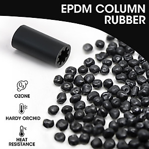 Jawfait 10Pcs Screw Drive Coupler Part for LiftMaster, Garage Door Opener Coupler Sprocket Parts, Black Shock-Absorbing Rubber Sleeve Compatible with LiftMaster Chamberlain Garage Door Opener