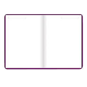 Letts of London Dazzle Academic Weekly Planner, August 2023 to July 2024, Week-to-View, Sewn Binding, Multilingual, A5 Size, 8.25" x 5.875", Purple (C031116-24)