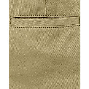 The Children's Place Baby Boys' and Toddler Stretch Chino Pants, Flax 2-Pack, 12-18 Months