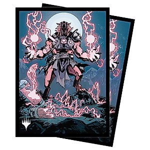 Innistrad Midnight Hunt 100ct Sleeves V4 Featuring Storm-Charged Slasher for Magic