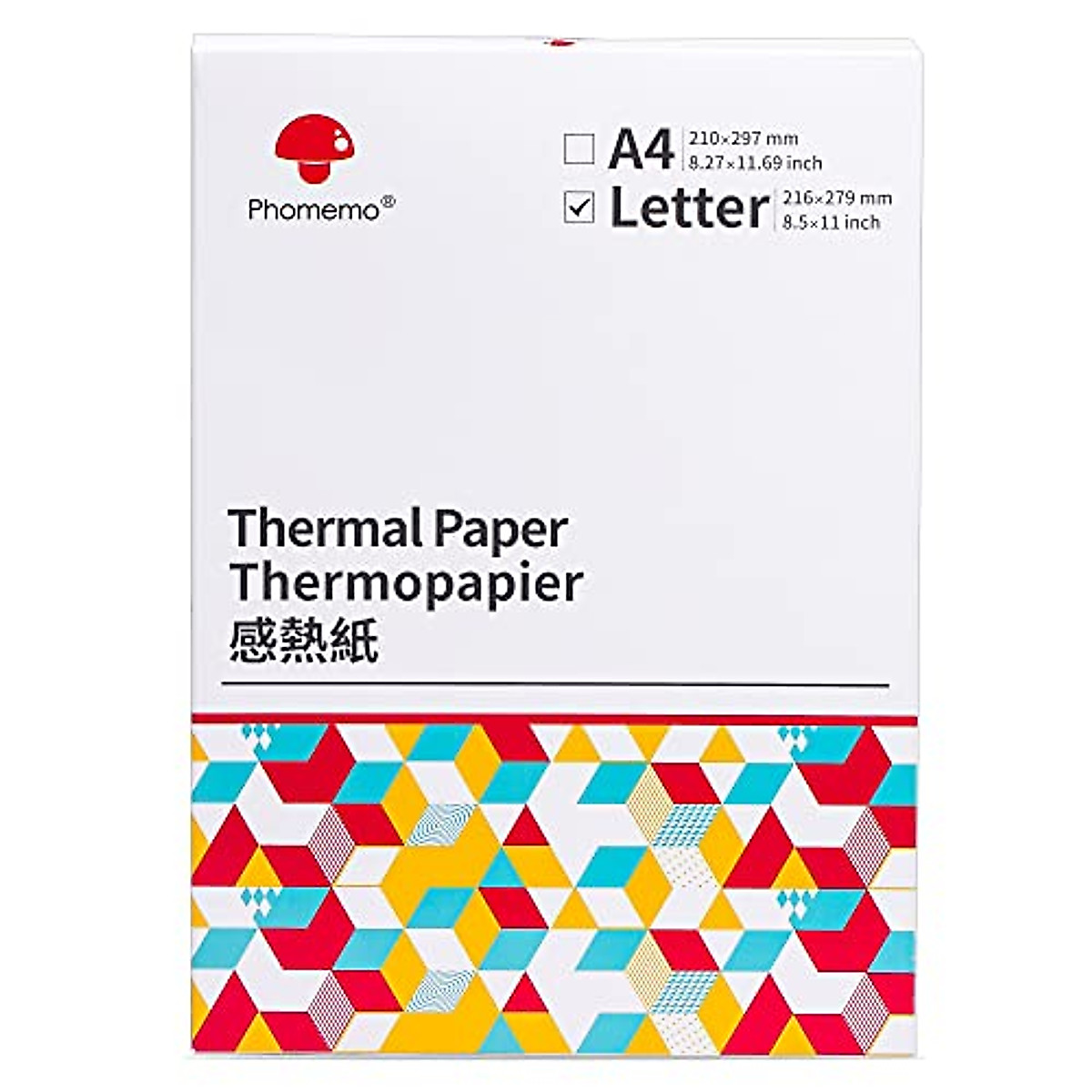 Itari Portable Printer Wireless for Travel, M08F-Letter Bluetooth Mobile Printer Support 8.5" X 11" US Letter, Inkless Thermal Compact Printer, Compatible with Android and iOS Phone & Laptop