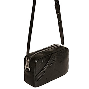 Golden Goose Star Bag Wrinkled Lamb Leather Body And Star Womens Bag - Black