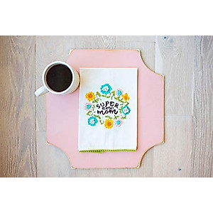 Super MOM Floral Towel