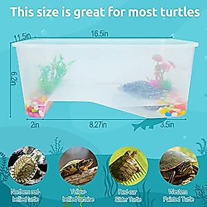 Rypet Baby Turtle Tank Starter Kit for Happy Turtles