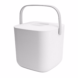 Mini Dishwasher, 2000mah ABS PC 8.5V 2A Portable Countertop Dishwasher Timed Shutdown for Apartment (White)