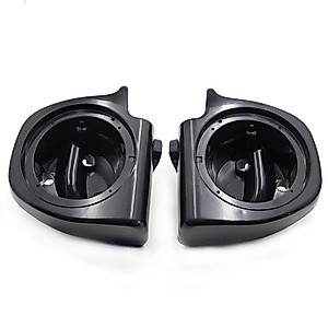 HTTMT HL1584-052F-R/L- Speaker Pod Box 6.5 Inches Compatible with 1993-2013 Harley Touring Lower Vented Fairings
