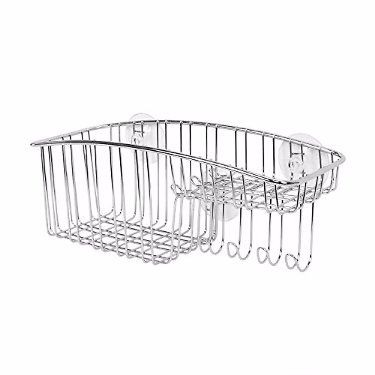 Spectrum Diversified Bathroom Contempo Shower, Stainless Steel, Basket w/Hooks