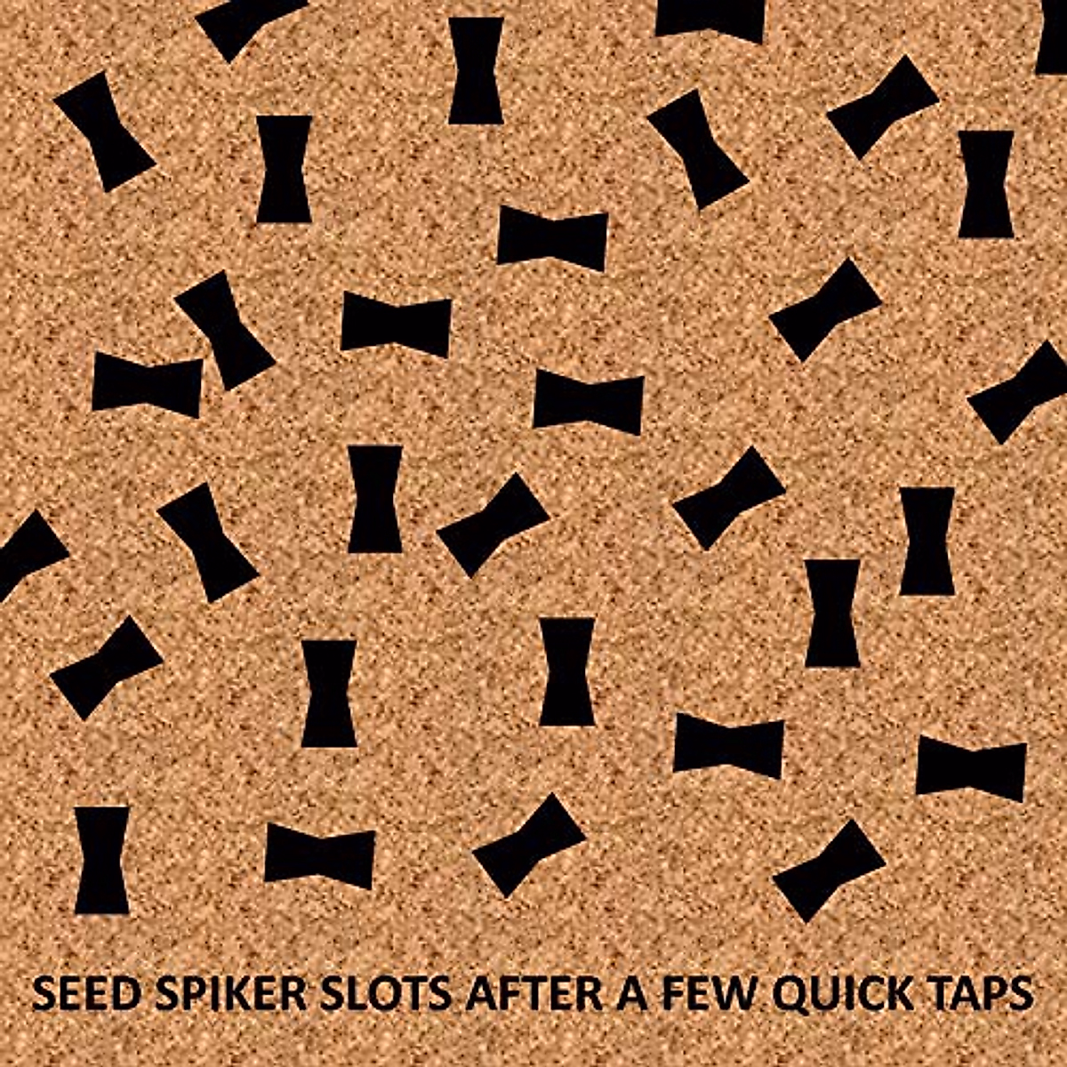 Keyfit Tools Grass Seed SPIKER Dog Spot & Bare Spot Lawn Seeding Tool. Get The Most Seed Germination with All Types of Seed & Patch Scotts EZ Seed Repairs Dead Spots Dog Damage Turf & Grass Repair