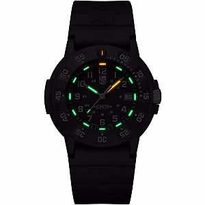 Luminox - Original Navy Seal XS.3001.EVO.OR - Mens Watch 43mm - Dive Watch in Black Date Function - 200m Water Resistant - Mens Watches - Made in Switzerland