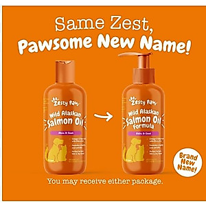 Wild Alaskan Salmon Oil Formula for Dogs & Cats - Omega 3 Skin & Coat Support - Liquid Food Supplement for Pets - Natural EPA + DHA Fatty Acids for Joint Function, Immune & Heart Health 32oz
