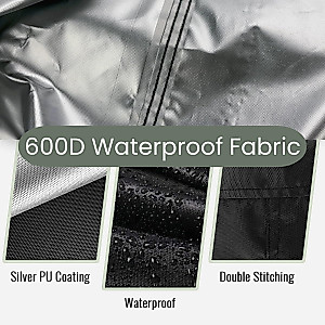 Joymo Foldable Mattress Storage Bag for 6" Queen, Waterproof Folding Mattress Moving Bag for Memory Foam Guest Bed, Dustproof Heavy Duty Tri-Fold Floor Mattress Carrying Case (61"x28"x18")