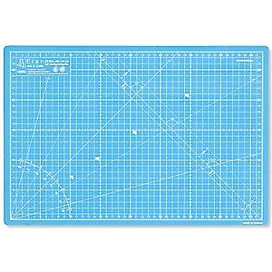 Elan Cutting Mat A3 Blue, Self Healing Cutting Mat 30 x 44 CM, 5-Ply Craft Mat Blue, Hobby Cutting Mat 30x44 CM, Fabric Cutting Board for Crafts, Quilting Cutting Board, Blue Cutting Mats for Crafts