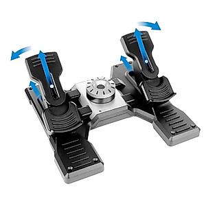 Logitech Wired G PRO Flight Rudder Pedals (Renewed)