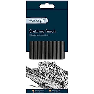 Tallon Sketching Pencils (Pack of 12), color may vary